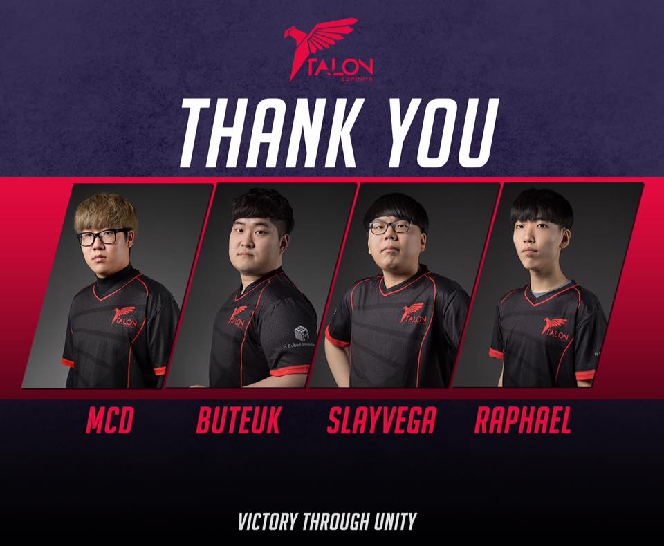 Talon Esports announce departure of four players | over.gg