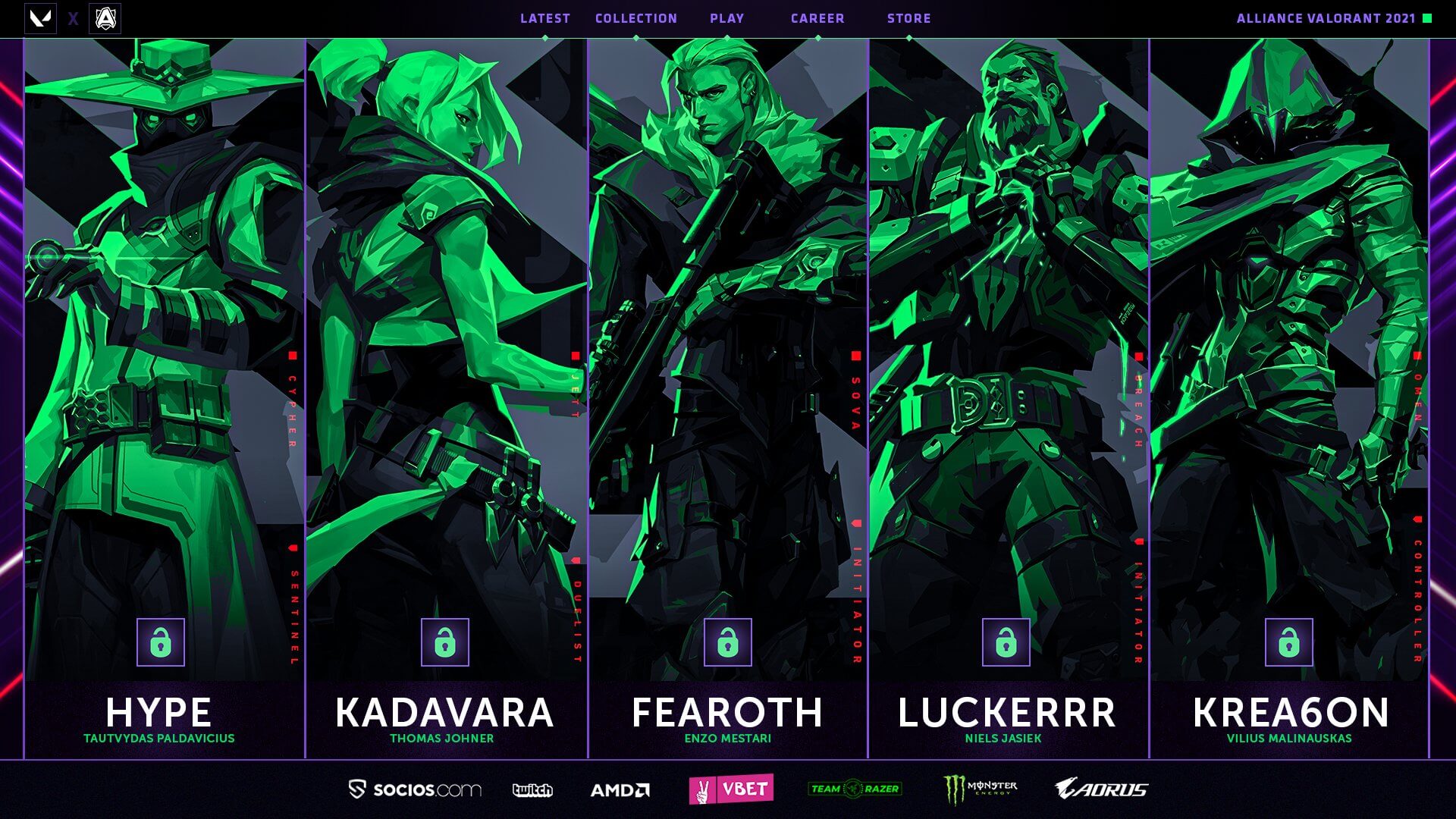 Alliance reveal full lineup | VLR.gg